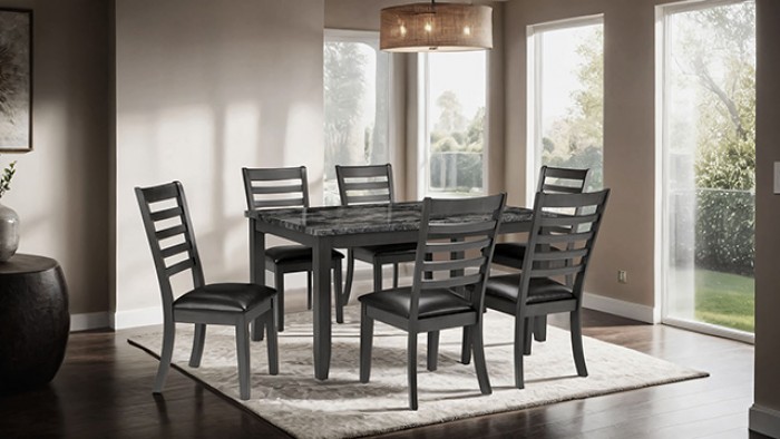 Furniture of America | Adia | 7 Pc. Dinning Table Set